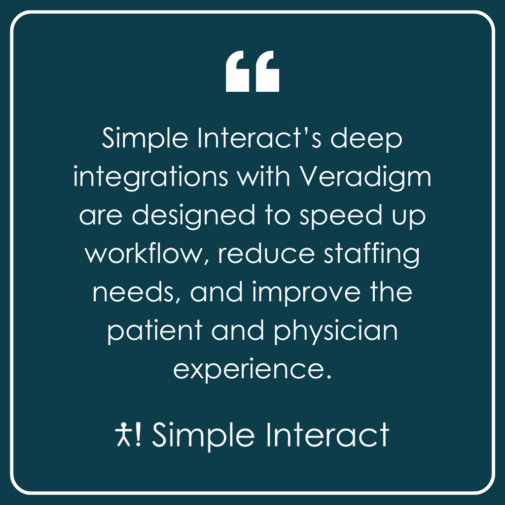 Integrating Simple Interact with Veradigm (Allscripts) EMR