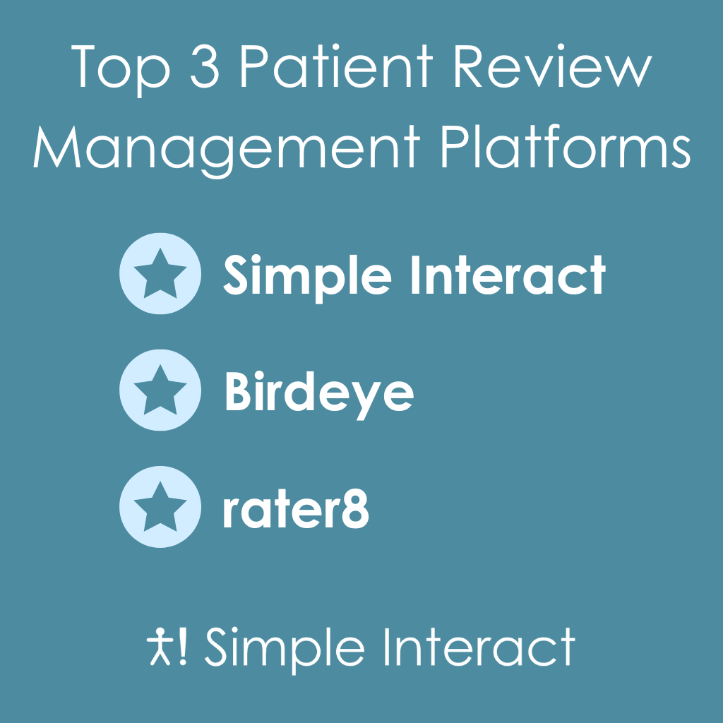 Comparing the Top 3 Patient Review Management Platforms