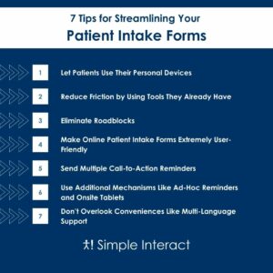 7 Tips for Streamlining Your Patient Intake Forms | Simple Interact