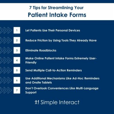 7 Tips for Streamlining Your Patient Intake Forms | Simple Interact