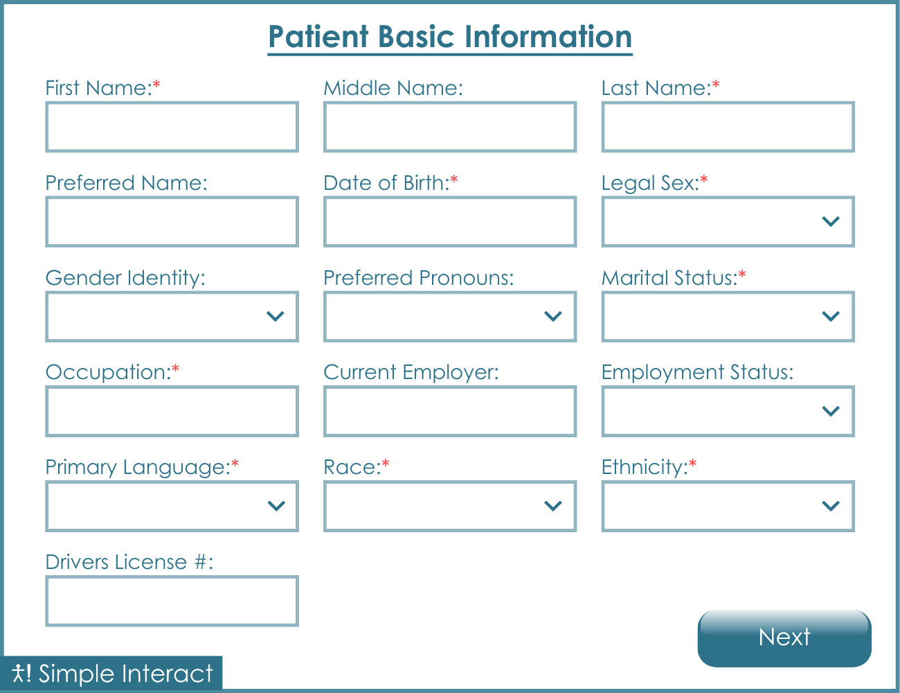 14 Effective Patient Intake Form Templates | Simple Interact