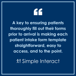 14 Effective Patient Intake Form Templates | Simple Interact