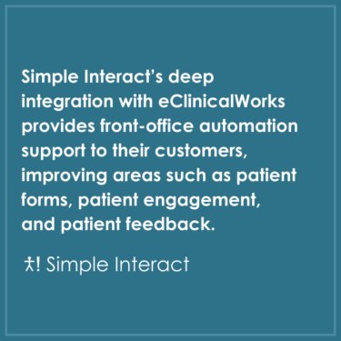 Integrated Digital Front Door for eClinicalWorks | Simple Interact
